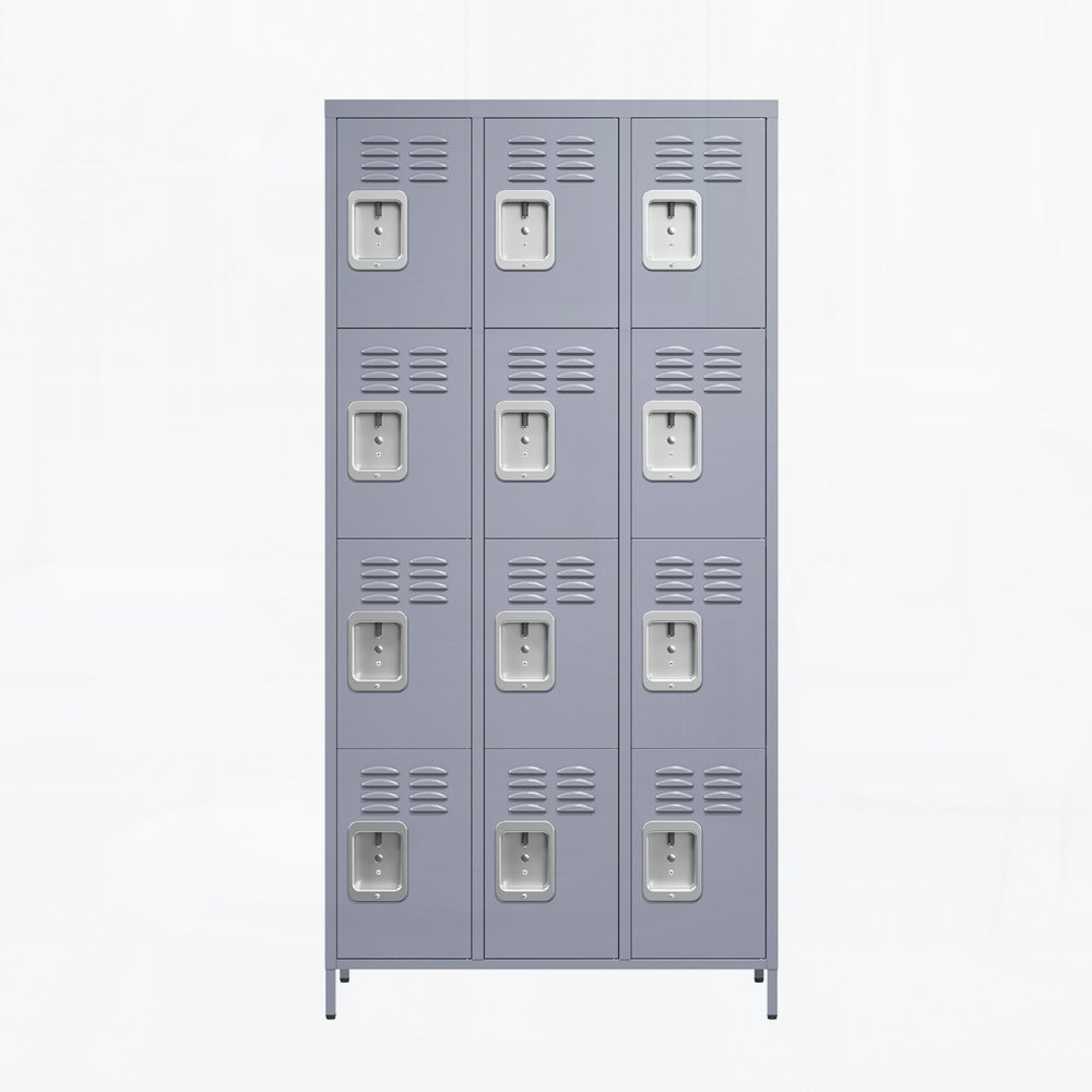 Ivy Bronx 12 Door 72"H Metal Lockers With Lock for Employees,Storage ...